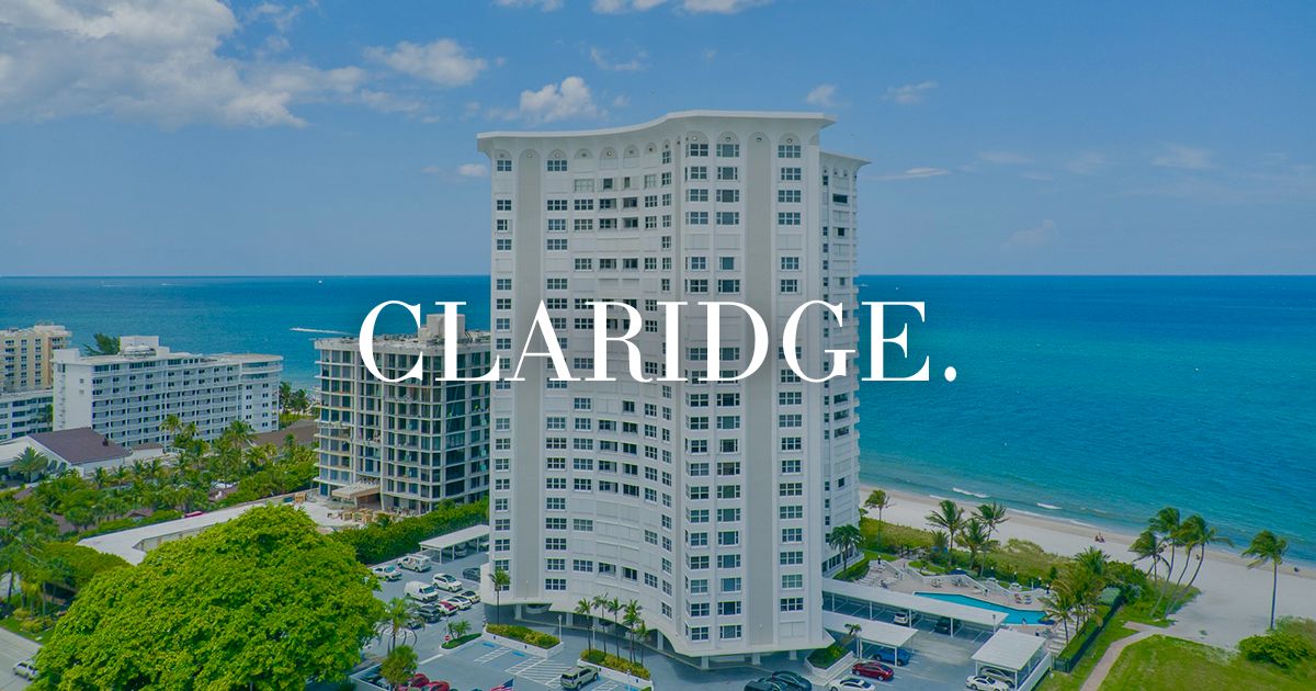 Claridge | Pompano Beach Condos | Jason Taub Real Estate