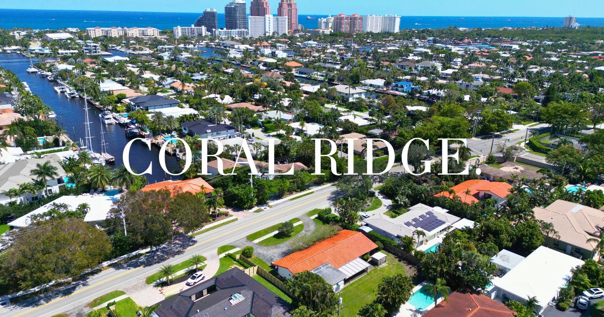 Coral Ridge Homes | Fort Lauderdale | Jason Taub Real Estate